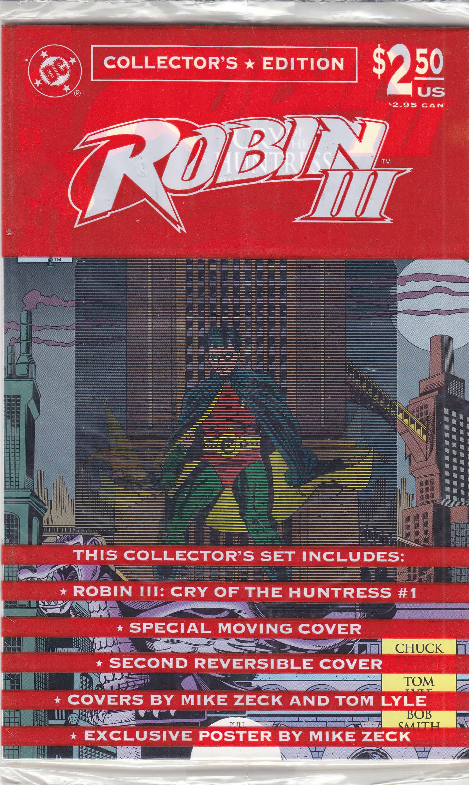 Robin III: Cry of the Huntress #1 (with poster) VF/NM; DC | Collector's ...