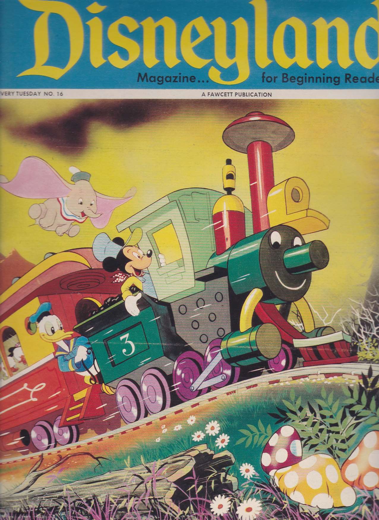 Disneyland Magazine (Fawcett) #16 VG ; Fawcett | low grade comic Mickey ...