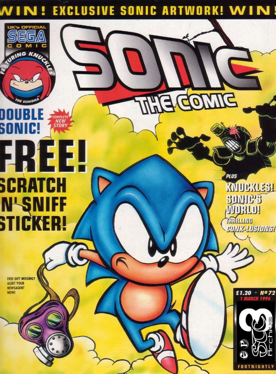 Sonic the Comic #72 FN ; Fleetway Quality | Hedgehog Mark Millar ...