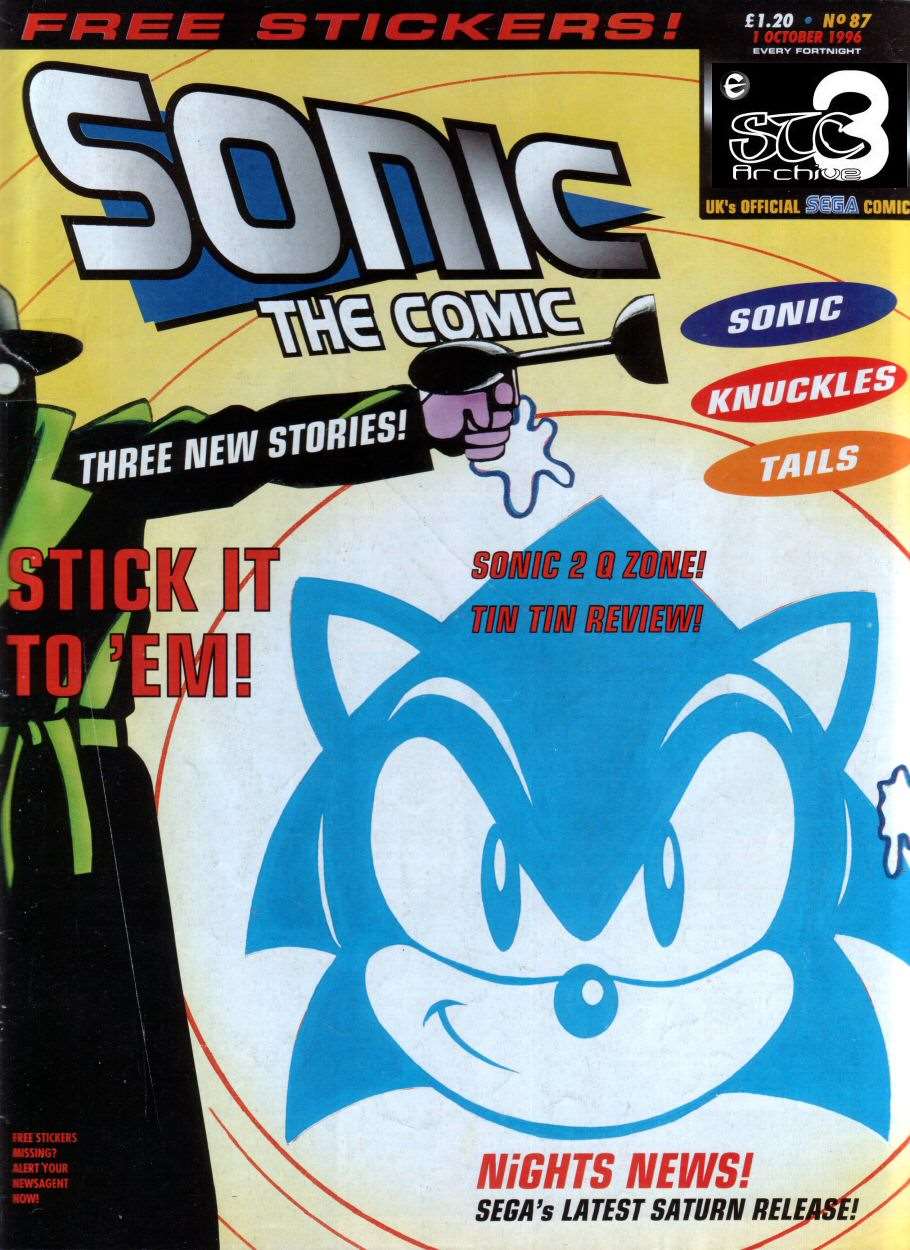 Sonic the Comic #87 FN ; Fleetway Quality | Hedgehog | Comic ...