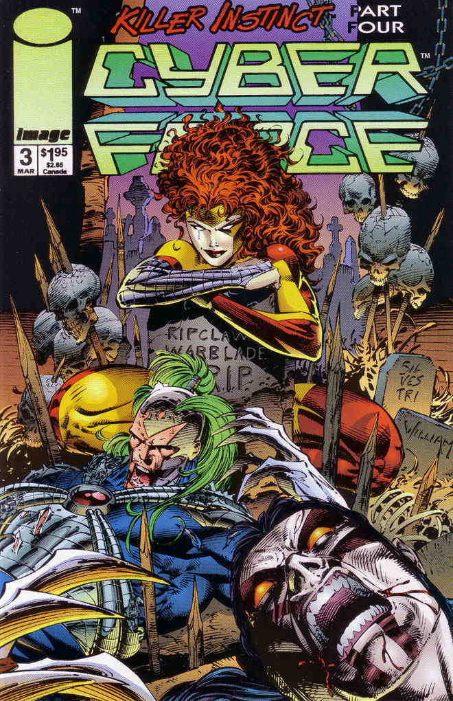 Cyberforce (Vol. 2) #3 VF; Image | WildCATS Killer Instinct 4 - w/Bag ...