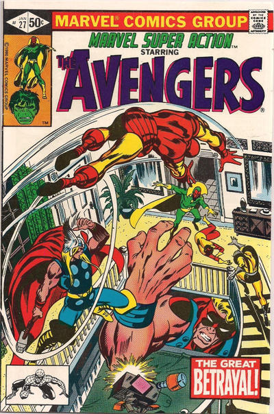 Marvel Super Action #27 FN; Marvel | Avengers 66 reprint - w/Bag+Board ...