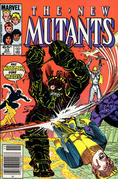 New Mutants, The #33 (Newsstand) FN; Marvel | Chris Claremont - w/Bag ...