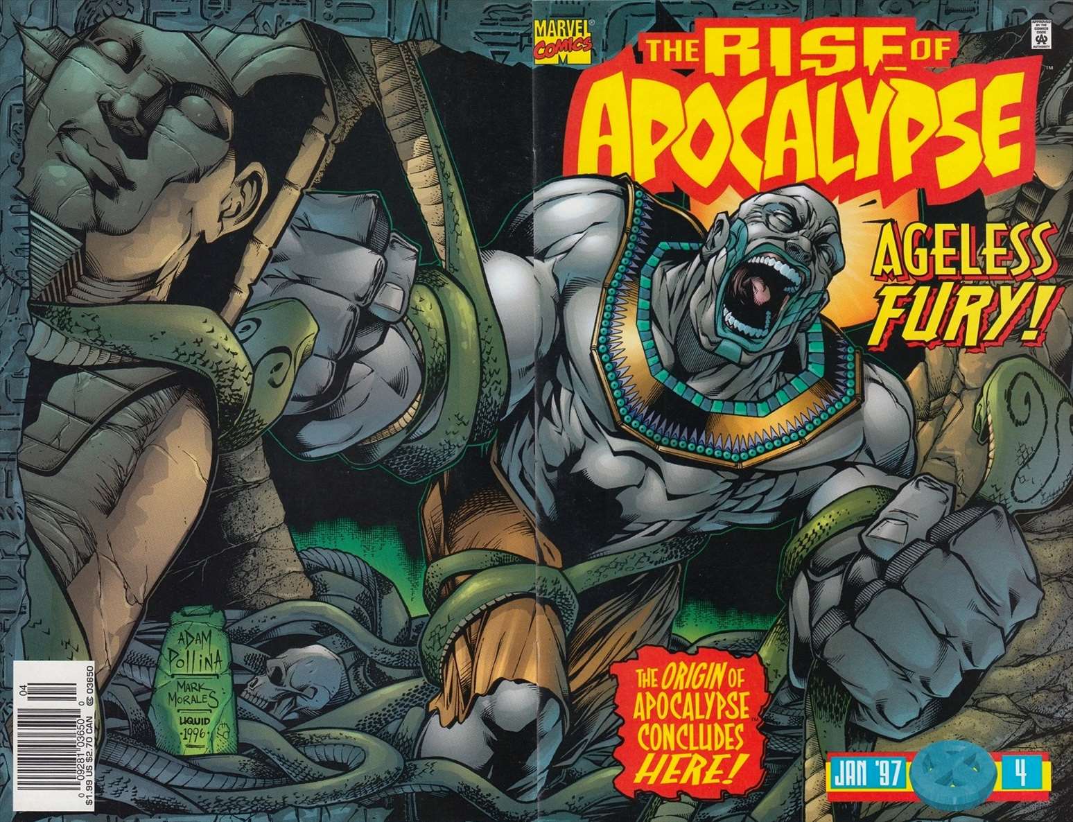 Rise of Apocalypse #4 (Newsstand) VF; Marvel | X-Men Villain Origin - w ...