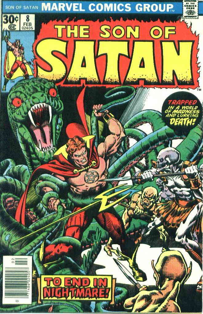 Son of Satan #8 FN ; Marvel | Last Issue | Comic Books - Bronze Age ...