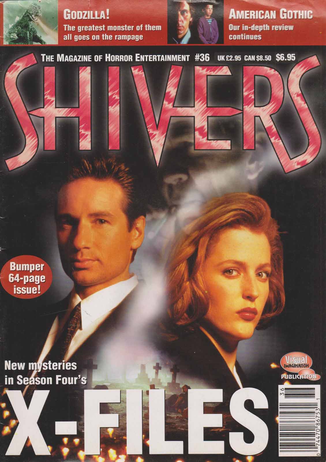 Shivers Magazine #36 VG ; Visual Imagination | low grade comic X-Files ...