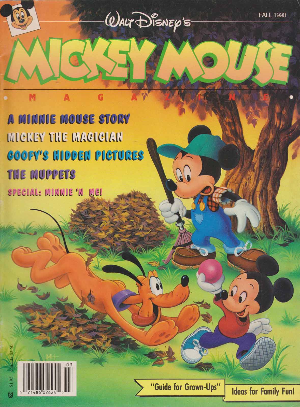 Mickey Mouse Magazine (Welsh) #12 FN; Welsh | Fall 1990 - w/Bag+Board ...