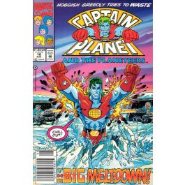 Captain Planet and the Planeteers #10 (Newsstand) FN; Marvel | we ...